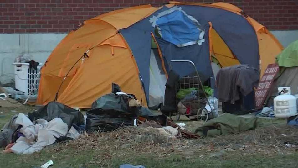 Portland officials try to address a growing homeless encampment on ...