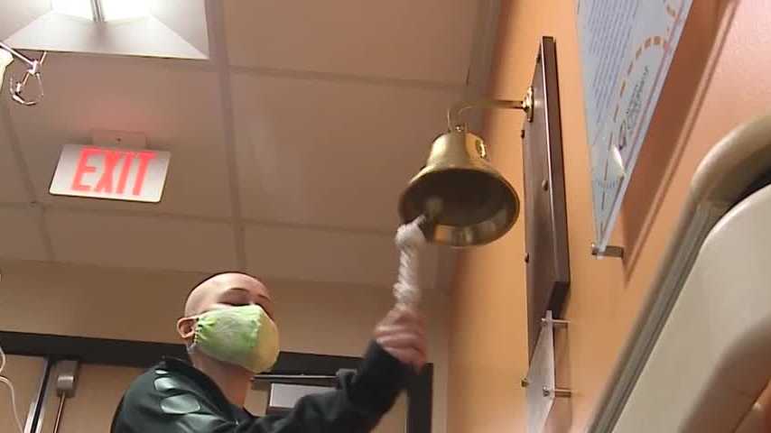 Teenage cancer patient rings new bell at Norton Children’s Hospital