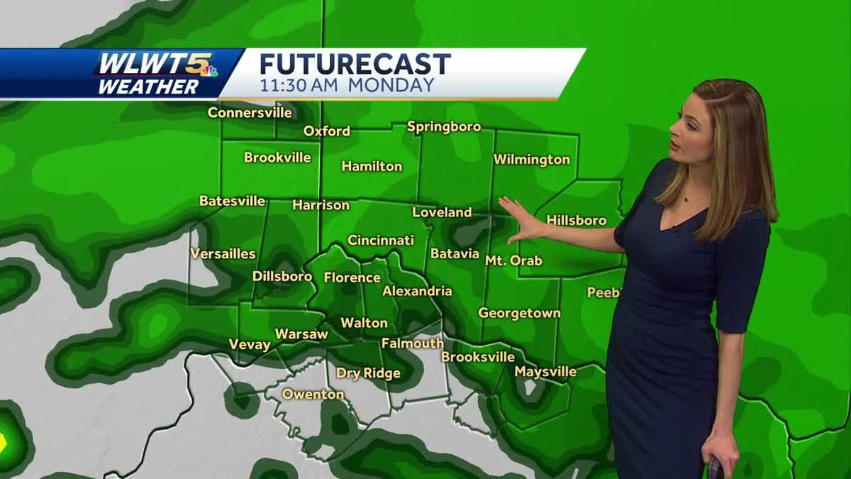 Steady rain this morning; much nicer tomorrow