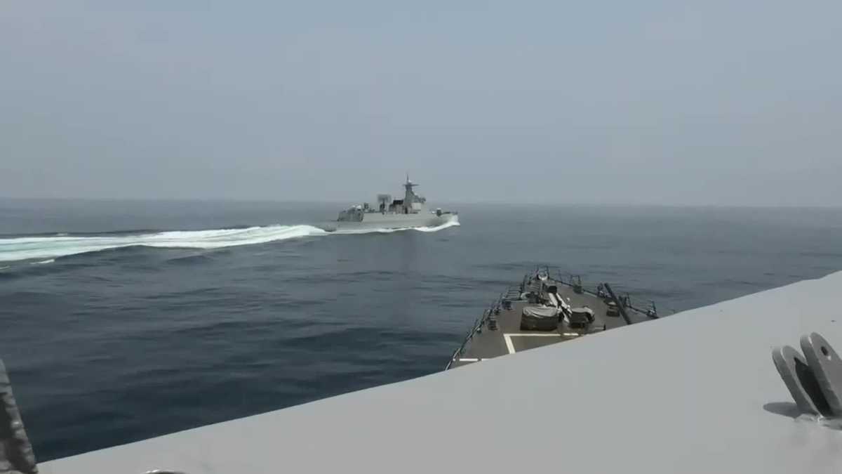 US releases video showing close-call in Taiwan Strait with Chinese ...