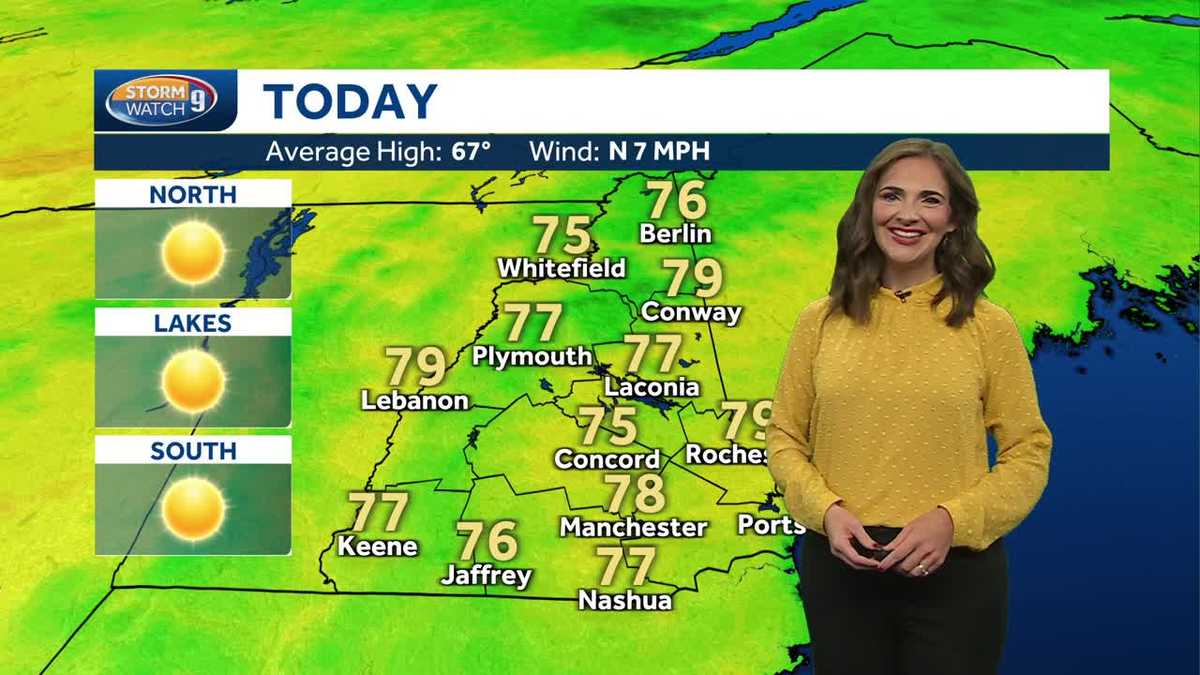 NH forecast: Pleasant stretch of weather ahead