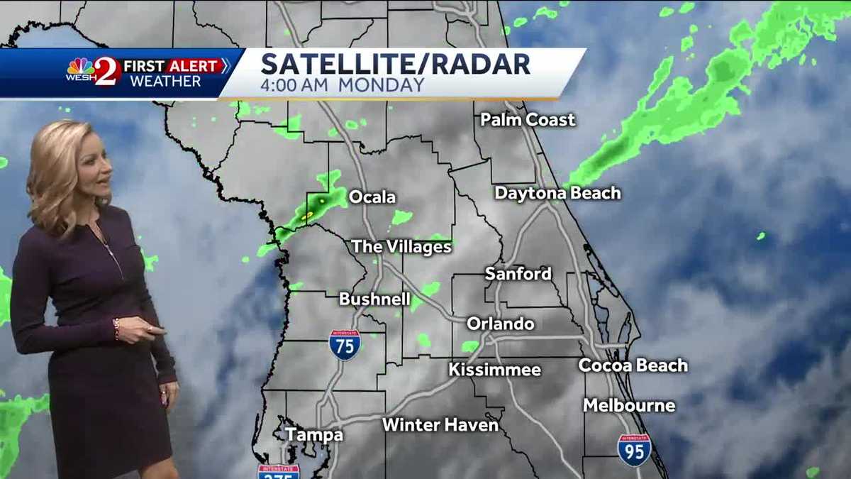 Very windy throughout your Monday with scattered storms