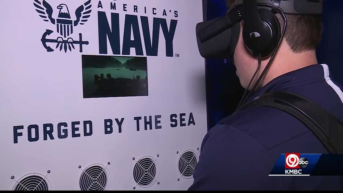 VR simulations help give students a look at a career in the U.S. Navy