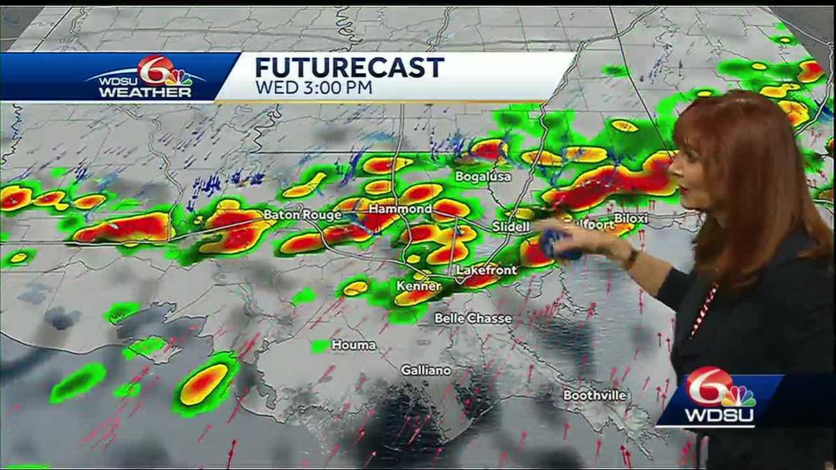 Increasing rain Wednesday