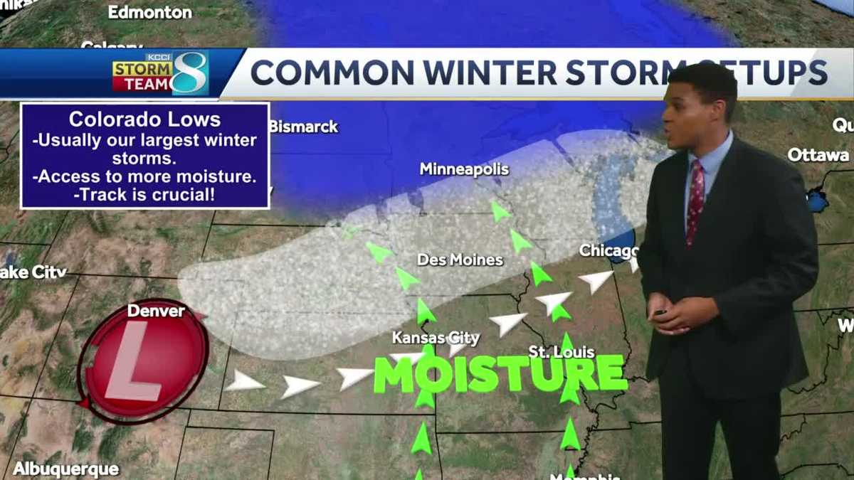 Winter weather patterns in Iowa explained