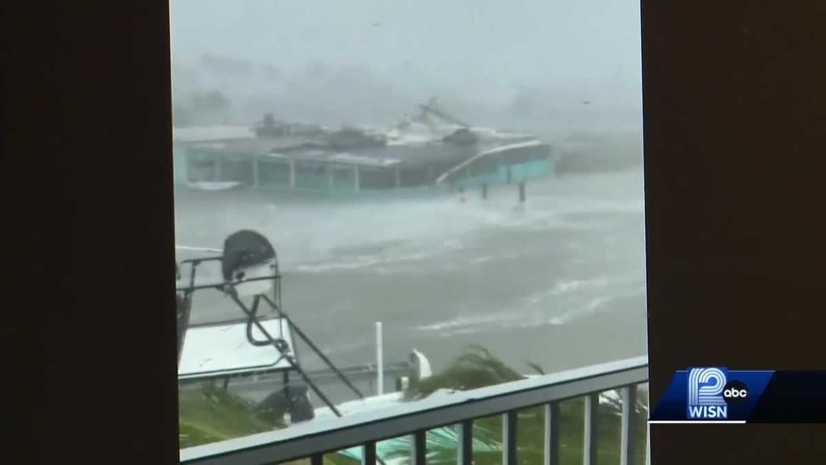 Brookfield family watches Hurricane Ian hit Florida vacation home