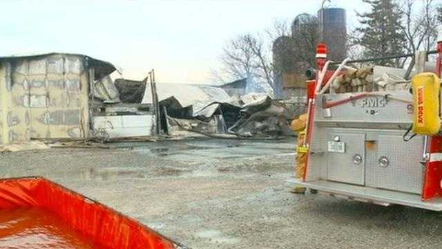 Fire destroys Sully business