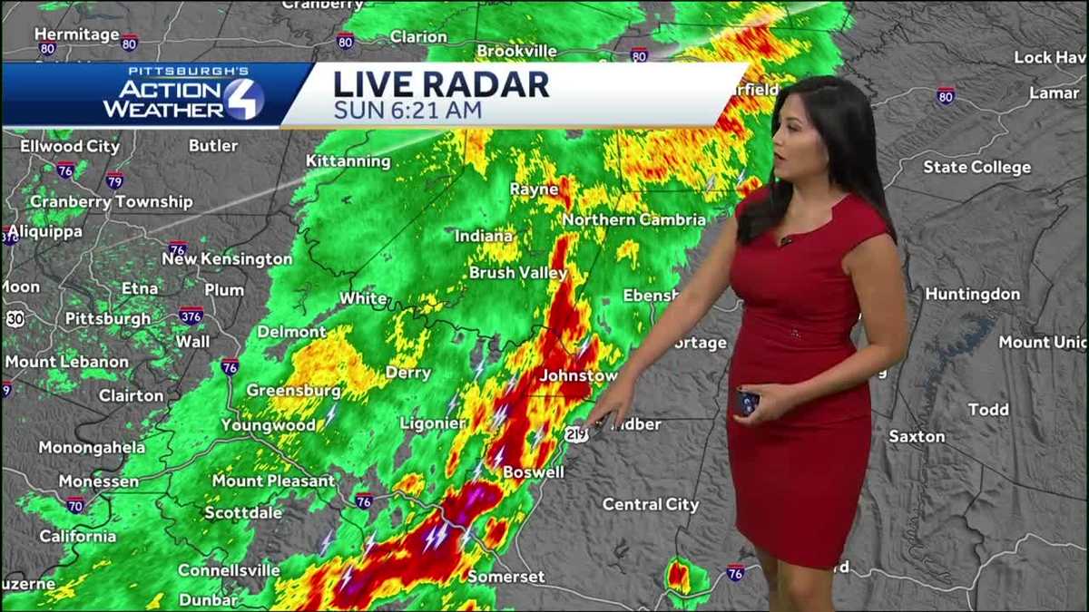 Scattered Rain Early, More Sunshine and Drier Later Today