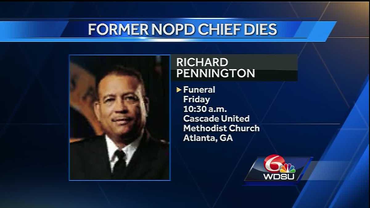 Funeral information released for former NOPD chief Richard Pennington