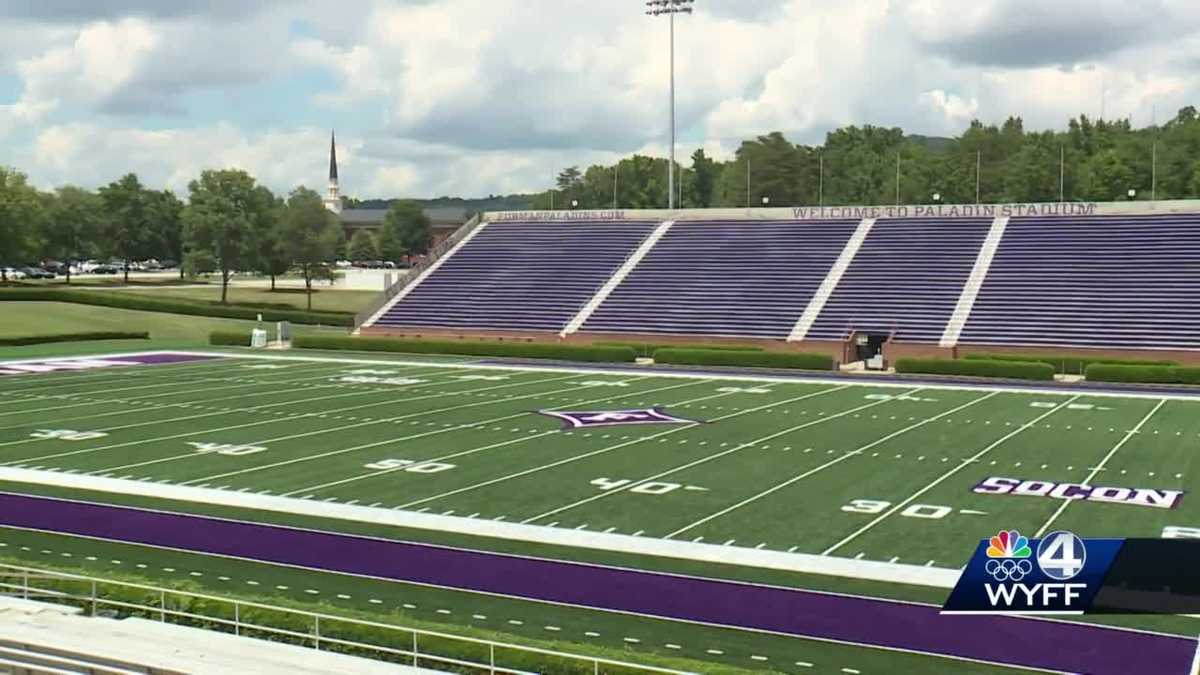 Furman installs new playing surface at Paladin Stadium