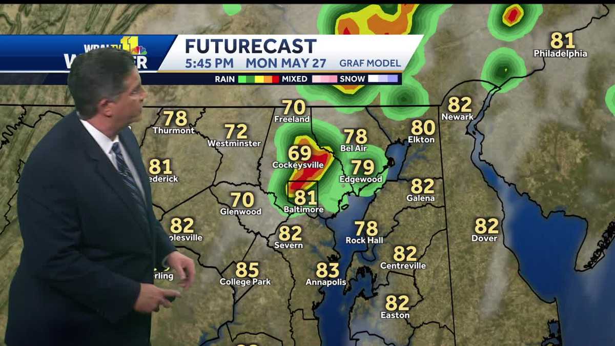 Maryland weather forecast: Latest Futurecast timeline for storms