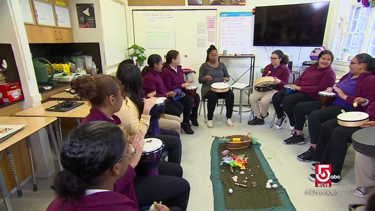 Music therapy programs allow children to express themselves