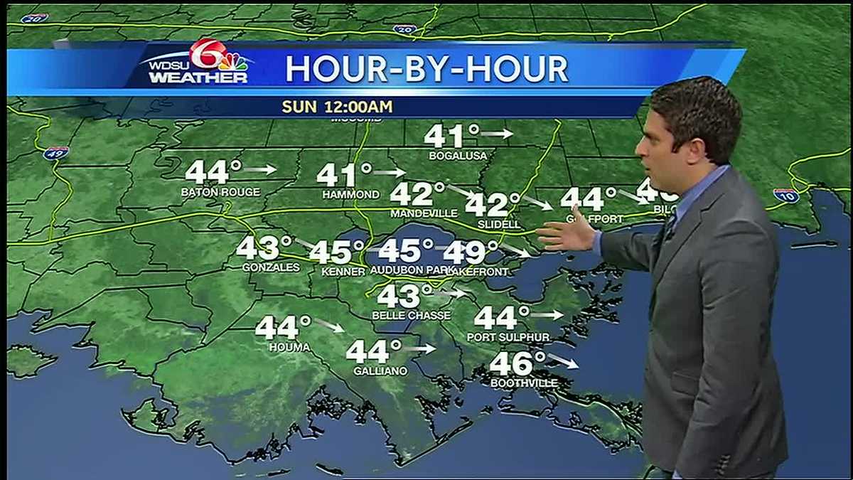 Saturday evening: Chilly temps tonight, more sunshine for Sunday