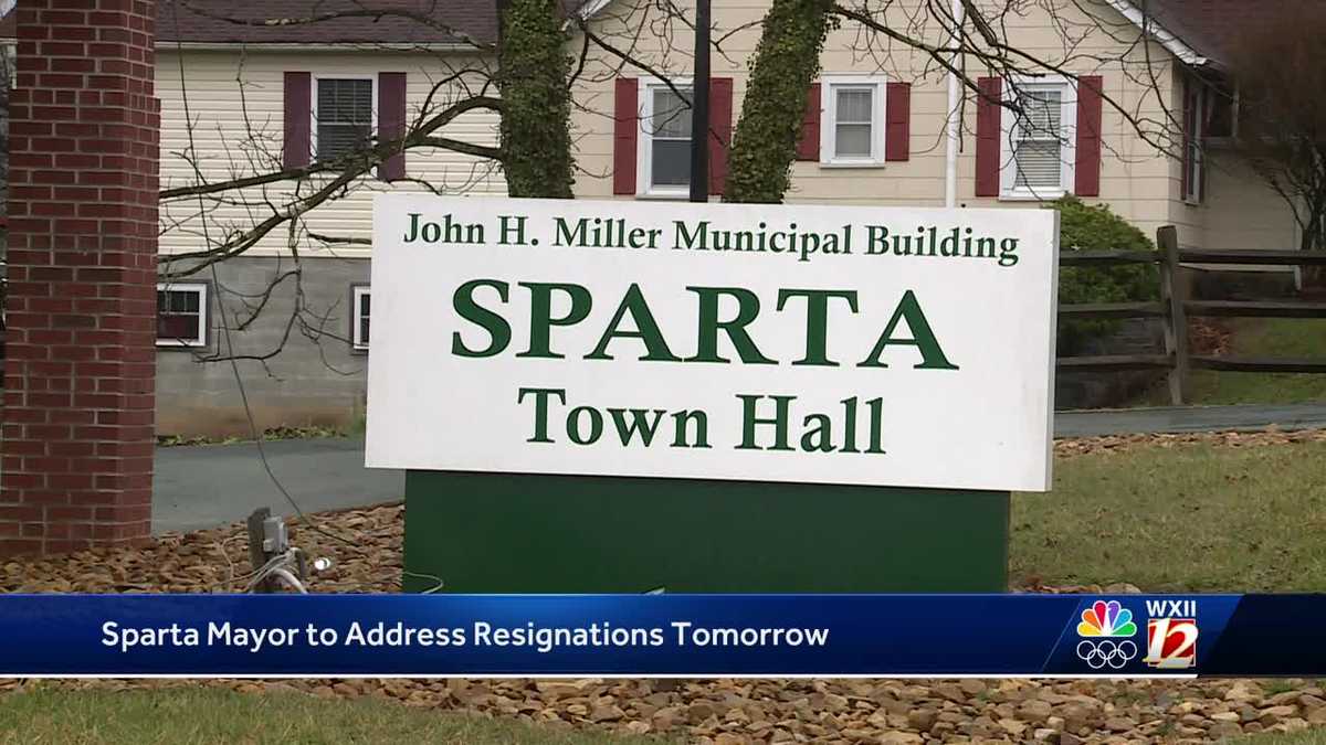 Sparta mayor plans to address sudden resignation