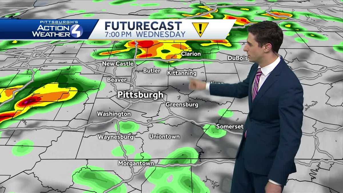 PITTSBURGH WEATHER: Storms expected this afternoon, some may be strong