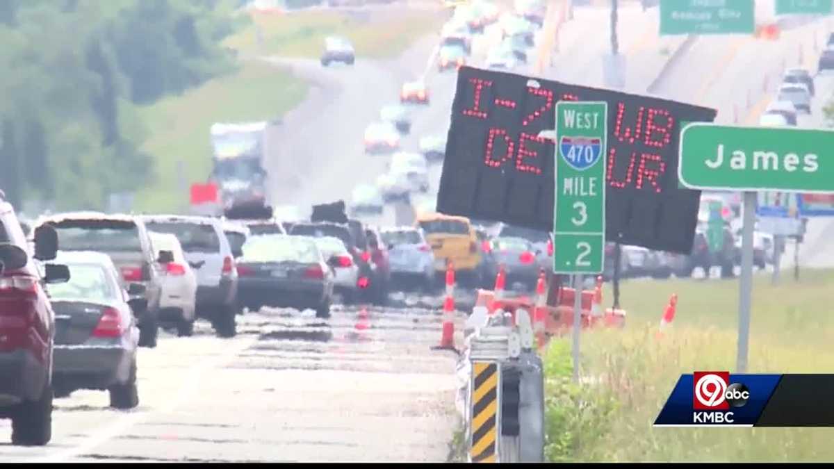 I-70 weekend closure causing big delays on I-470