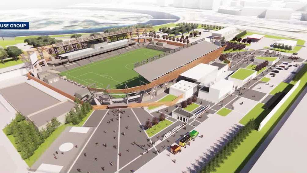 Des Moines soccer stadium nears funding goal with plans for women's team