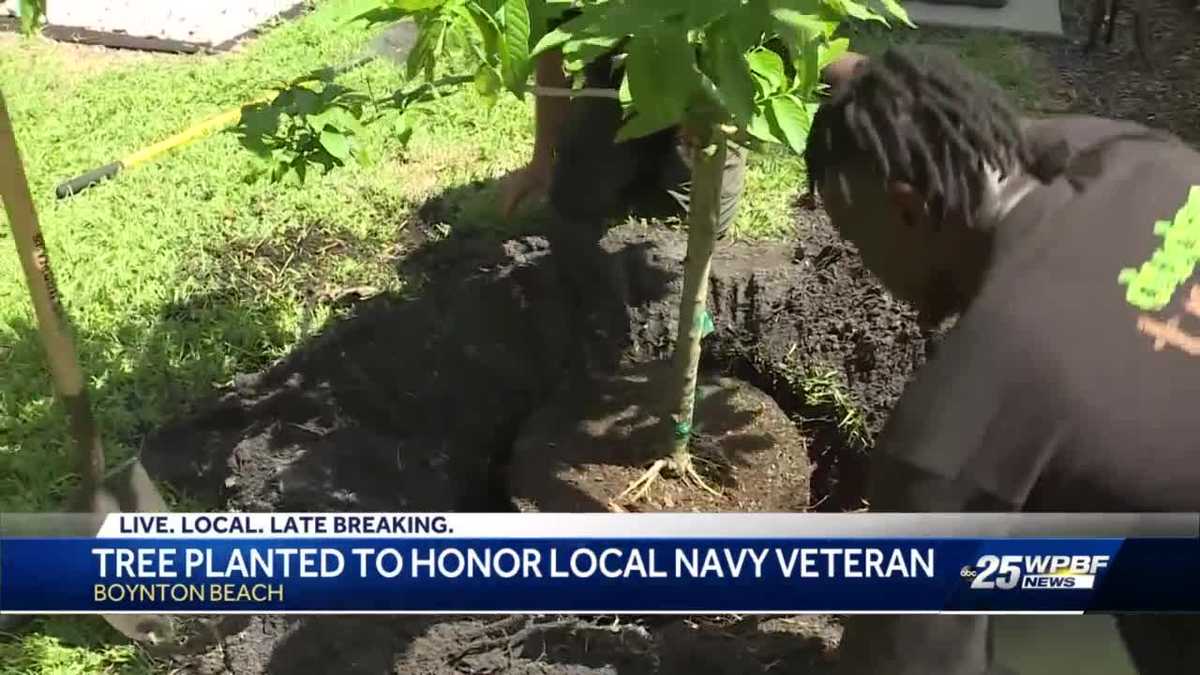 Boynton Beach memorial tree planting