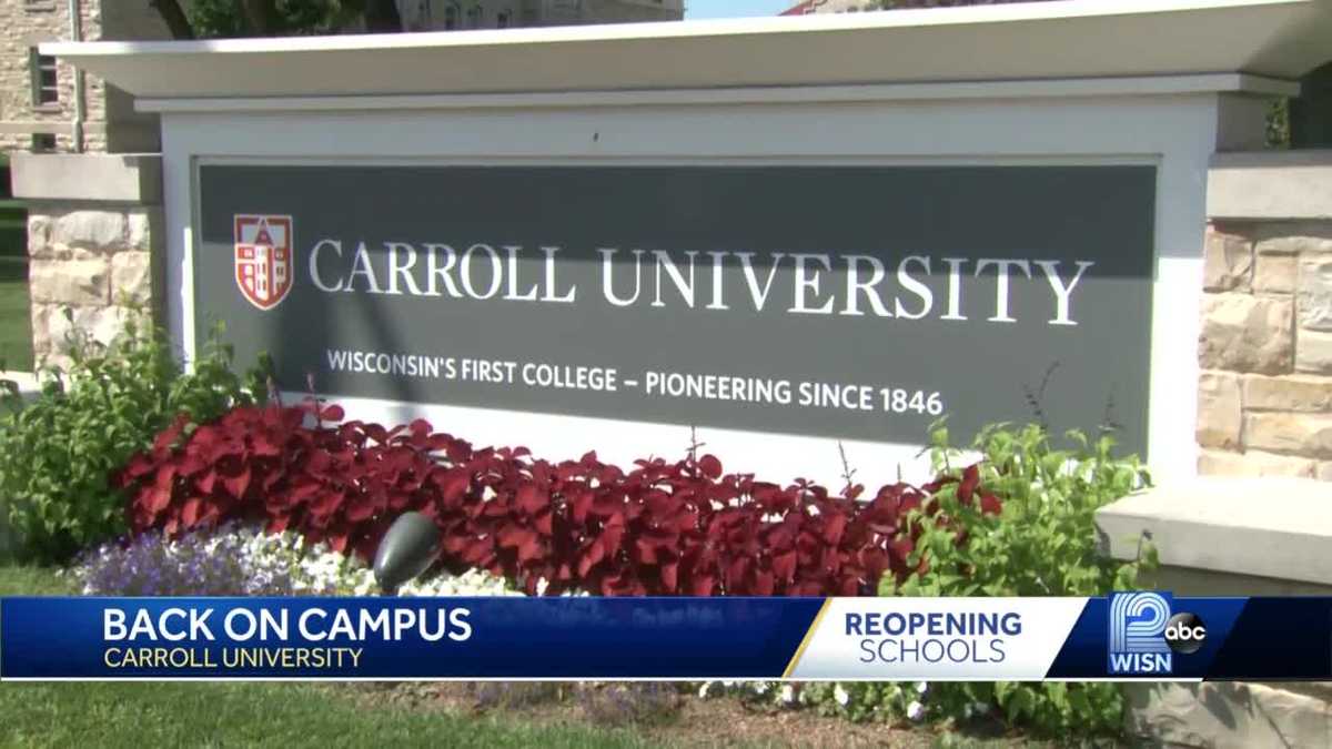 Some students back on campus at Carroll University