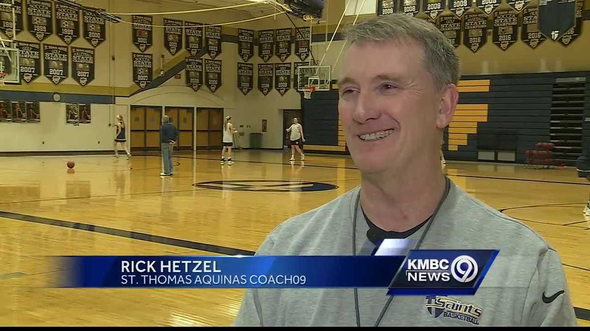 St. Thomas Aquinas girl's b-ball coach about to hit an amazing milestone