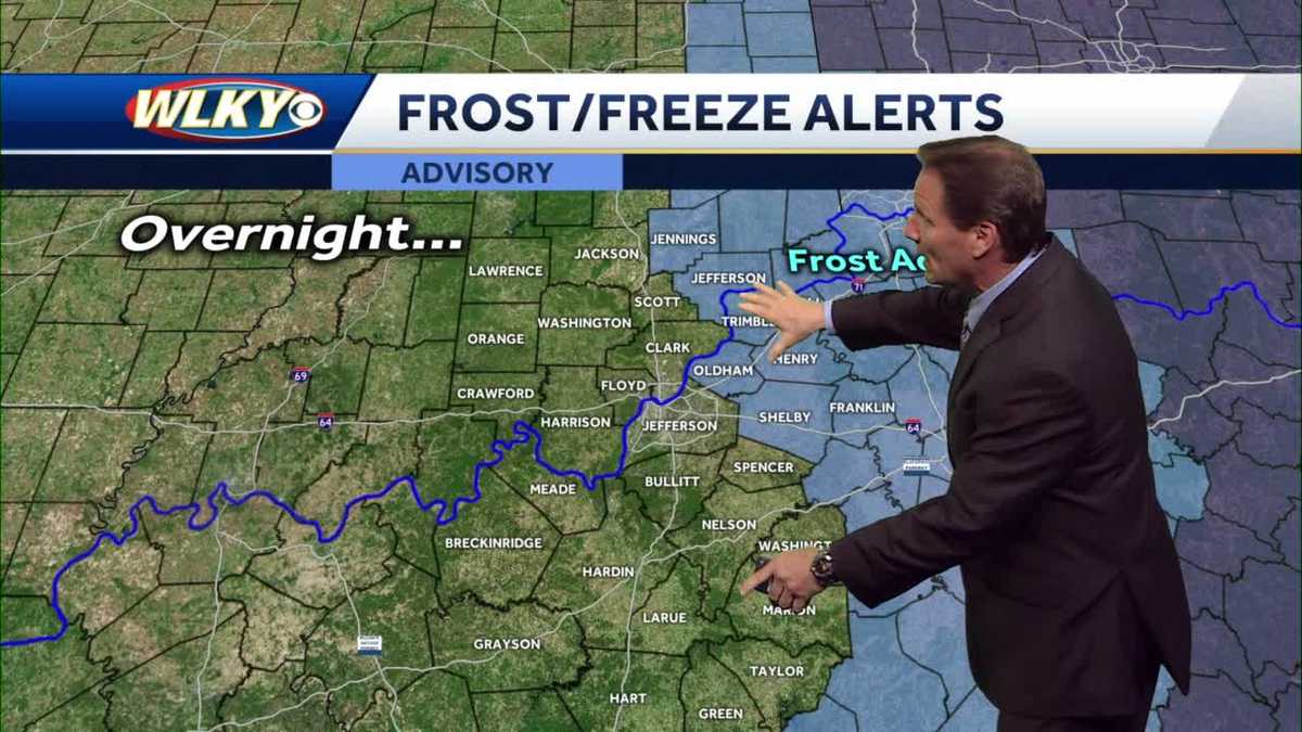 Chilly again tonight, dry and pleasant tomorrow