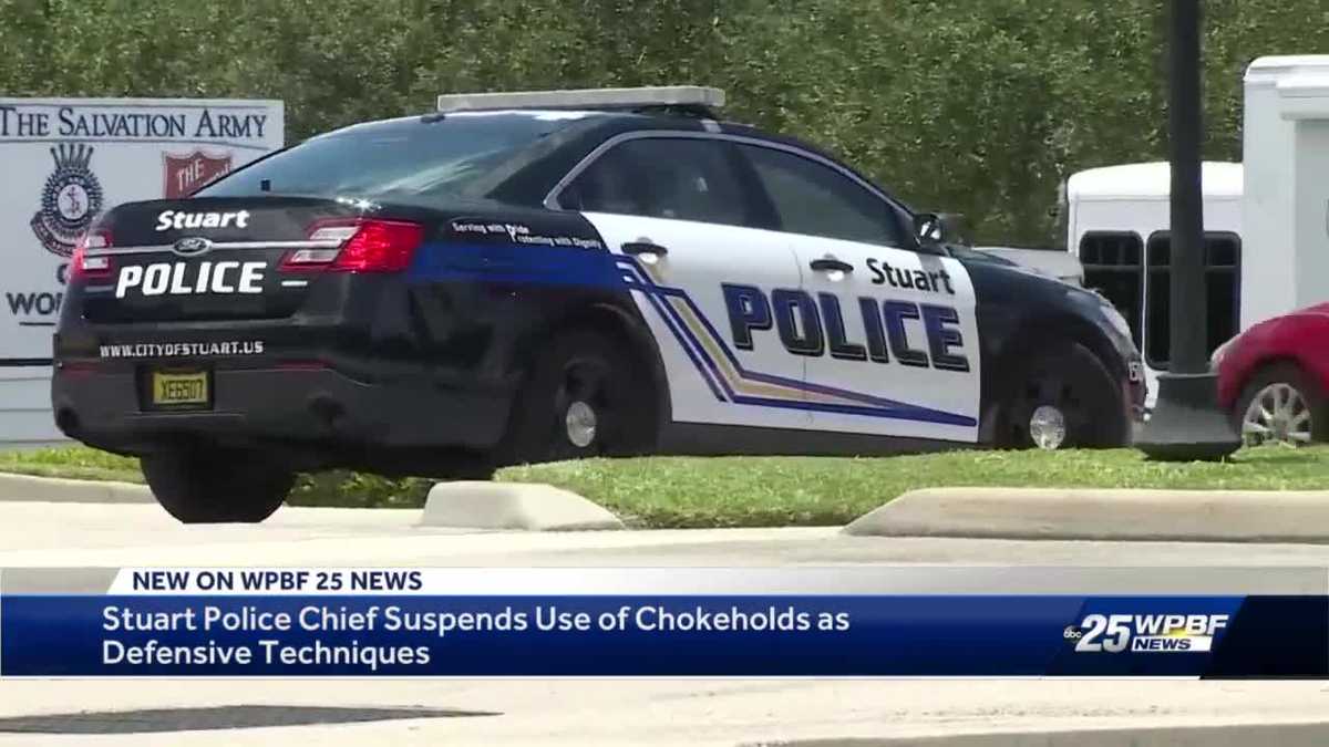 Stuart Police Department suspends use of neck restraints