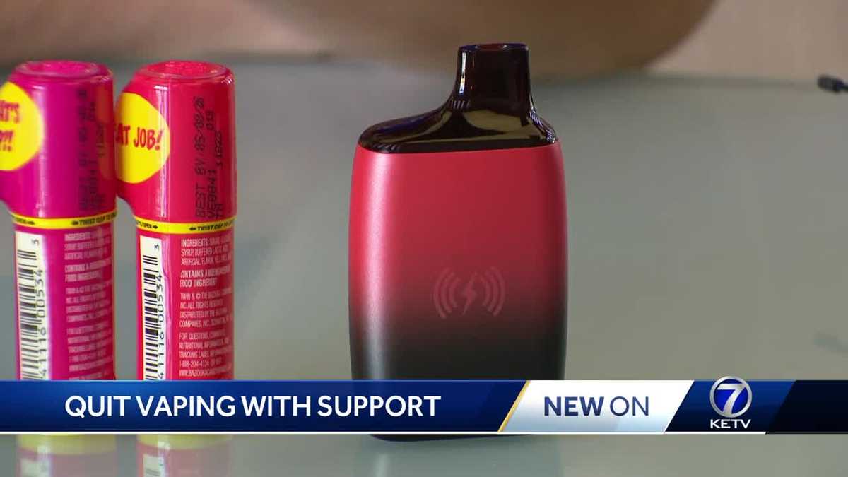 Omaha man shares strategies to quit vaping