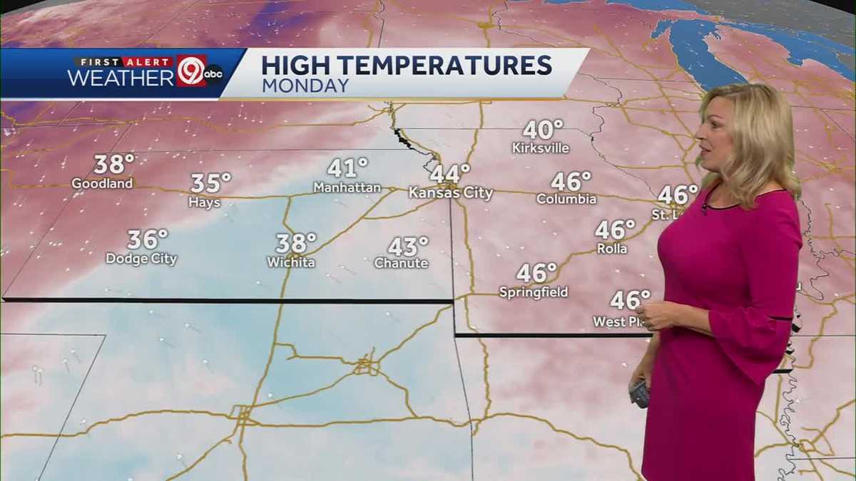 Cloudy and cold Saturday