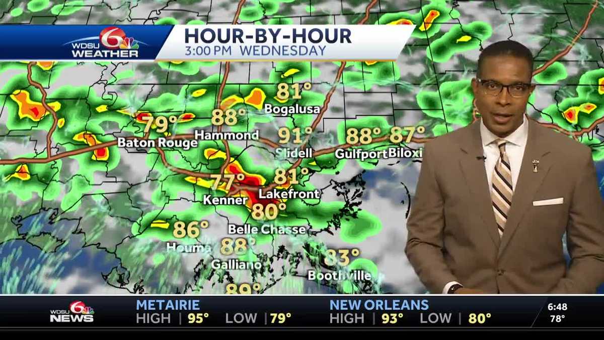Wednesday rain and storms