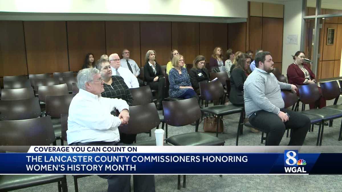 Lancaster County commissioners acknowledge Women's History Month