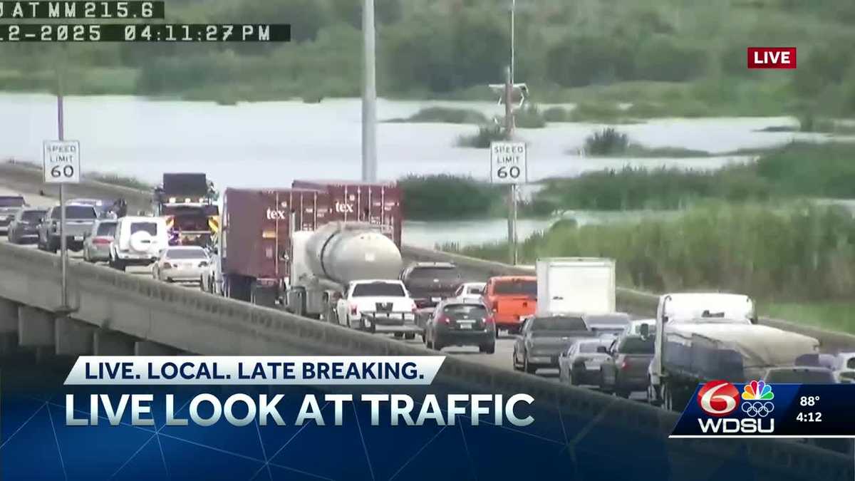 Car fire on Bonnet Carre Spillway cause traffic delays during evening ...