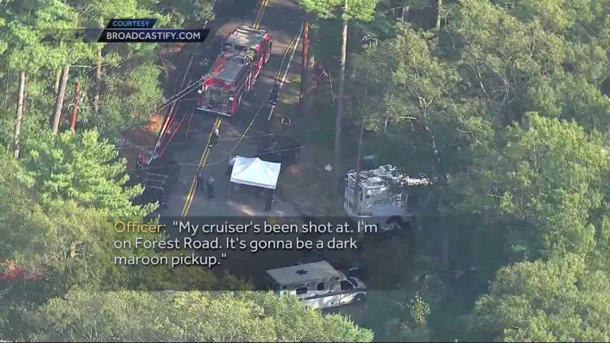 Police transmissions detail moments after cruiser shot, catches fire