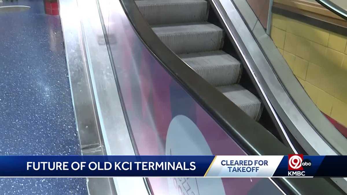 What happens to the old terminals at Kansas City International Airport?