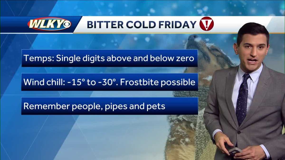 Coldest December temperatures in decades