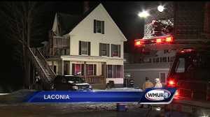 9 people displaced after Laconia fire