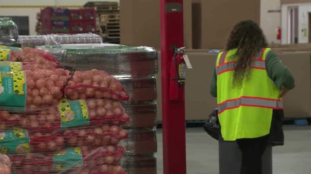How a food bank works and how they get food to those in need