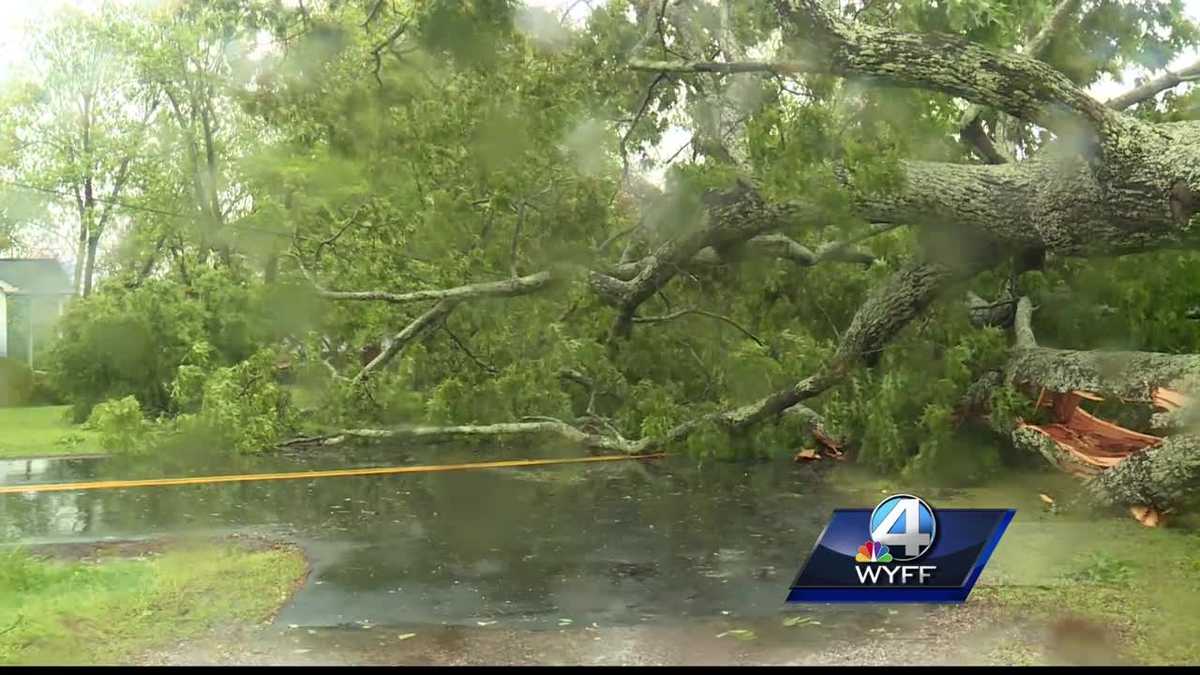 Storm brings heavy winds and rain to the Upstate