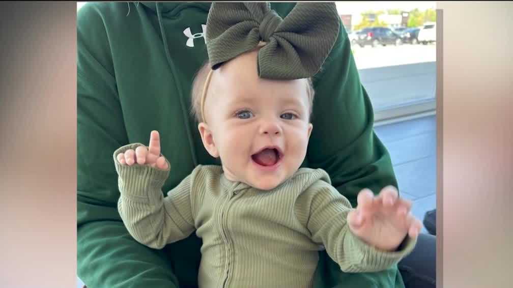 Baby Clementine rare gene mutation, blood stem cell transplant