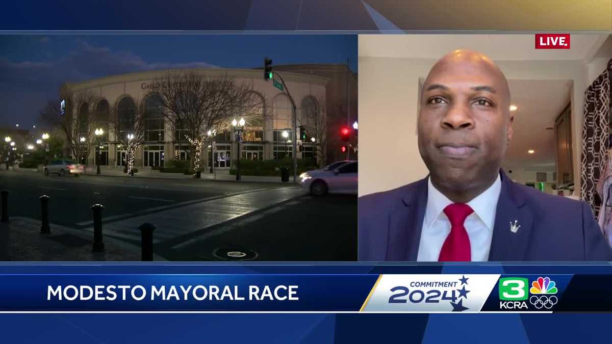 Modesto mayoral candidate discusses push before primary election