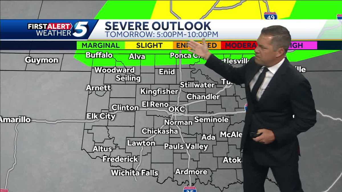 Severe risk returns for Wednesday