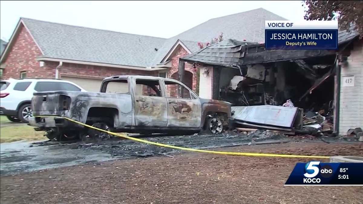 McClain County deputy speaks out after house burned down in targeted attack