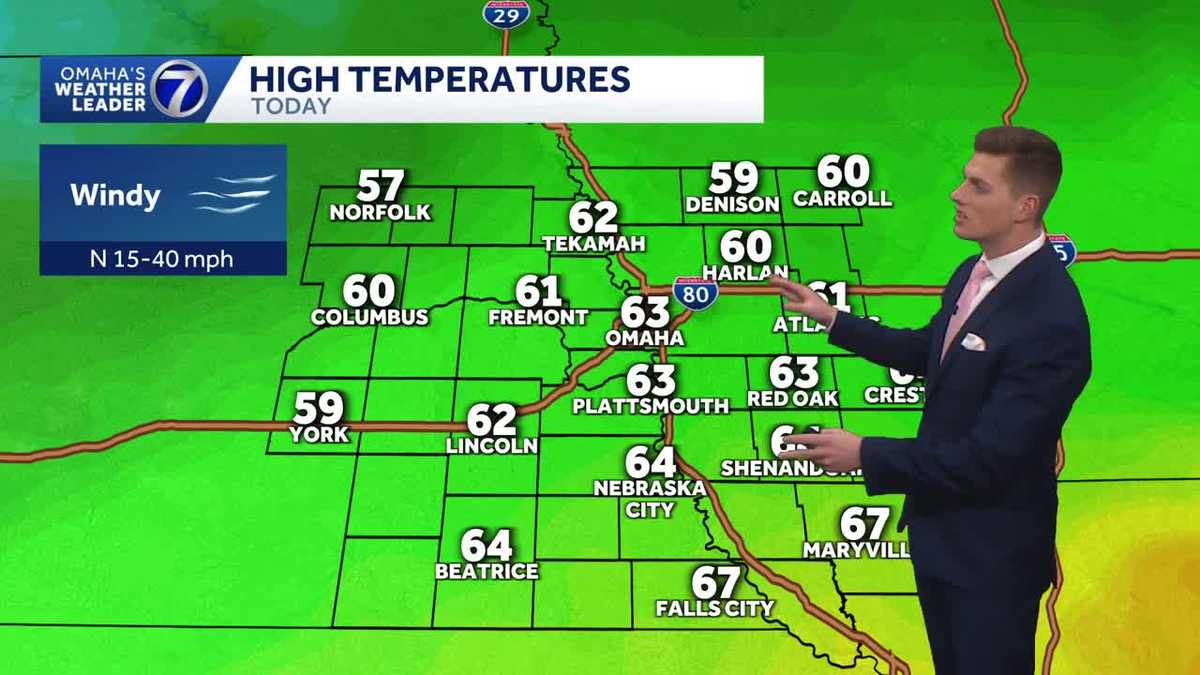 Rounds of rain expected Wednesday, Thursday and Friday - KETV