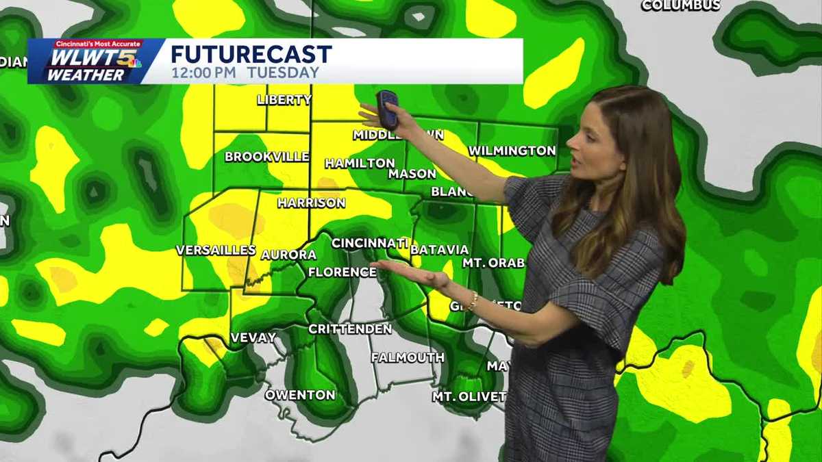 Timeline: Heavy rain moves into Cincinnati this week