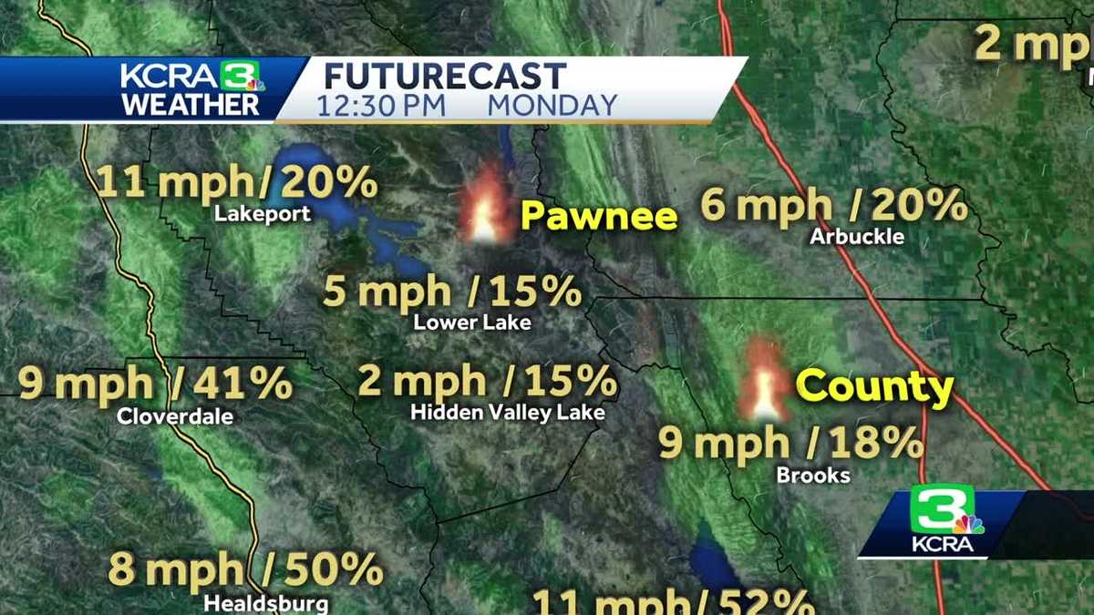 How the weather impacts the fight against the County Fire