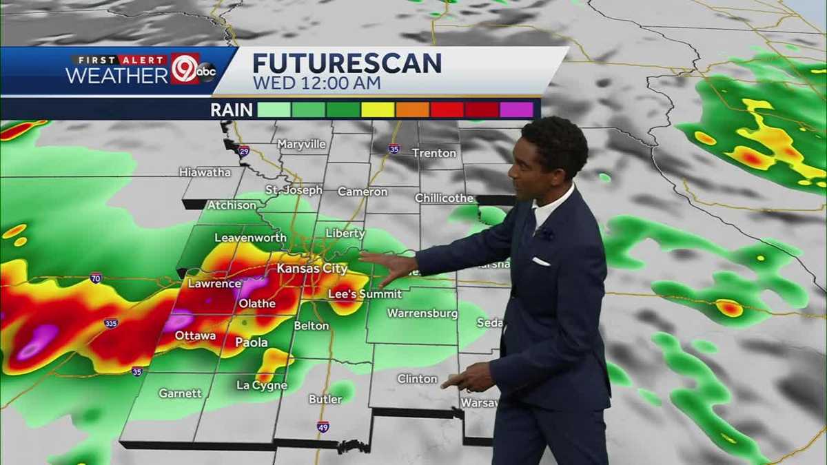 KANSAS CITY WEATHER: Heavy rain expected with storms that roll in late ...