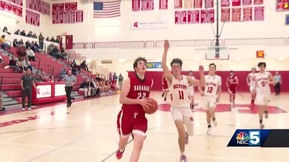 WATCH: Saranac Lake High School's Caleb Akey gets chasedown block on ...