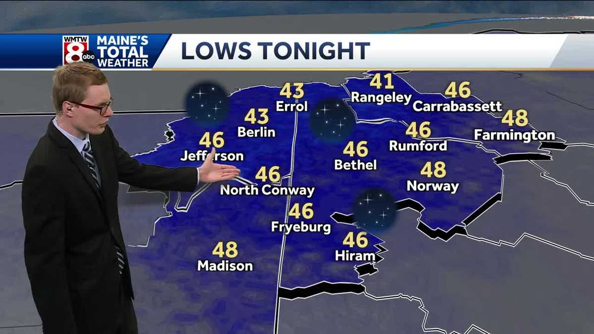 Chilly overnight under bright full moon