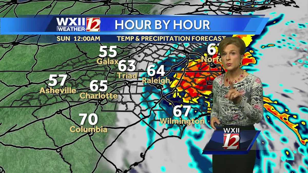 Videocast: Matthew's rains clearing Triad