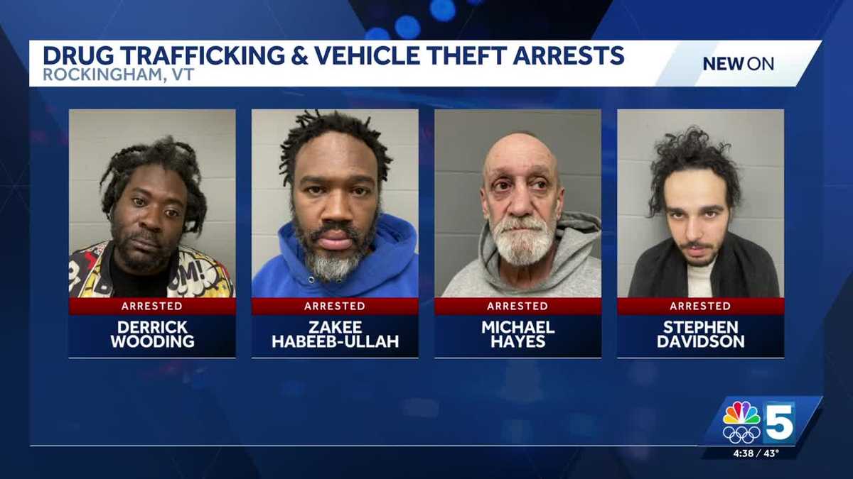 Four arrested for drug charges, driving stolen rental car in Rockingham ...