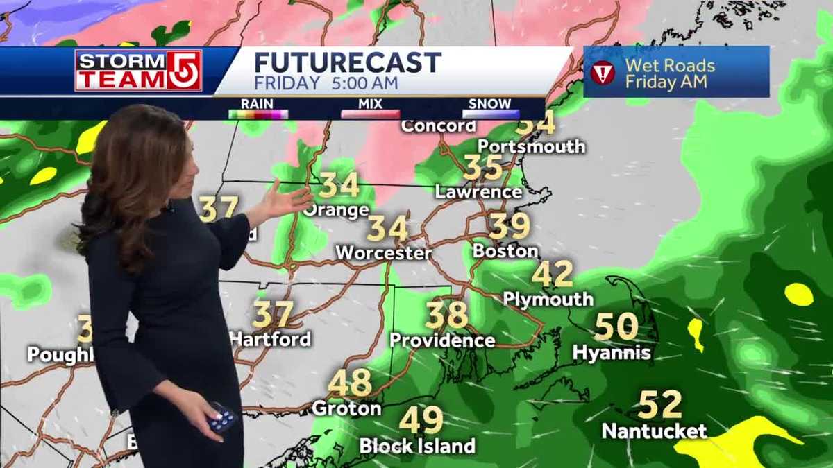 Video: Another bout of wintry mix moving in